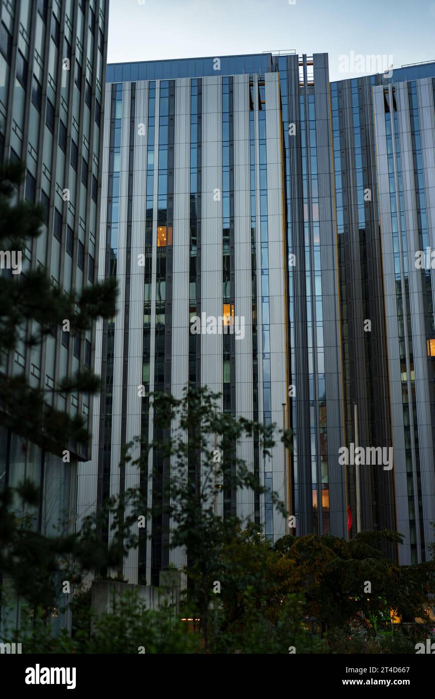 Modern buildings in Manchester Stock Photo - Alamy