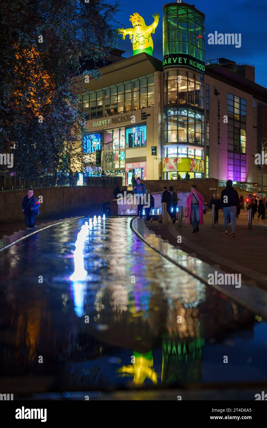 Manchester monsters display as part of the Halloween season events ...