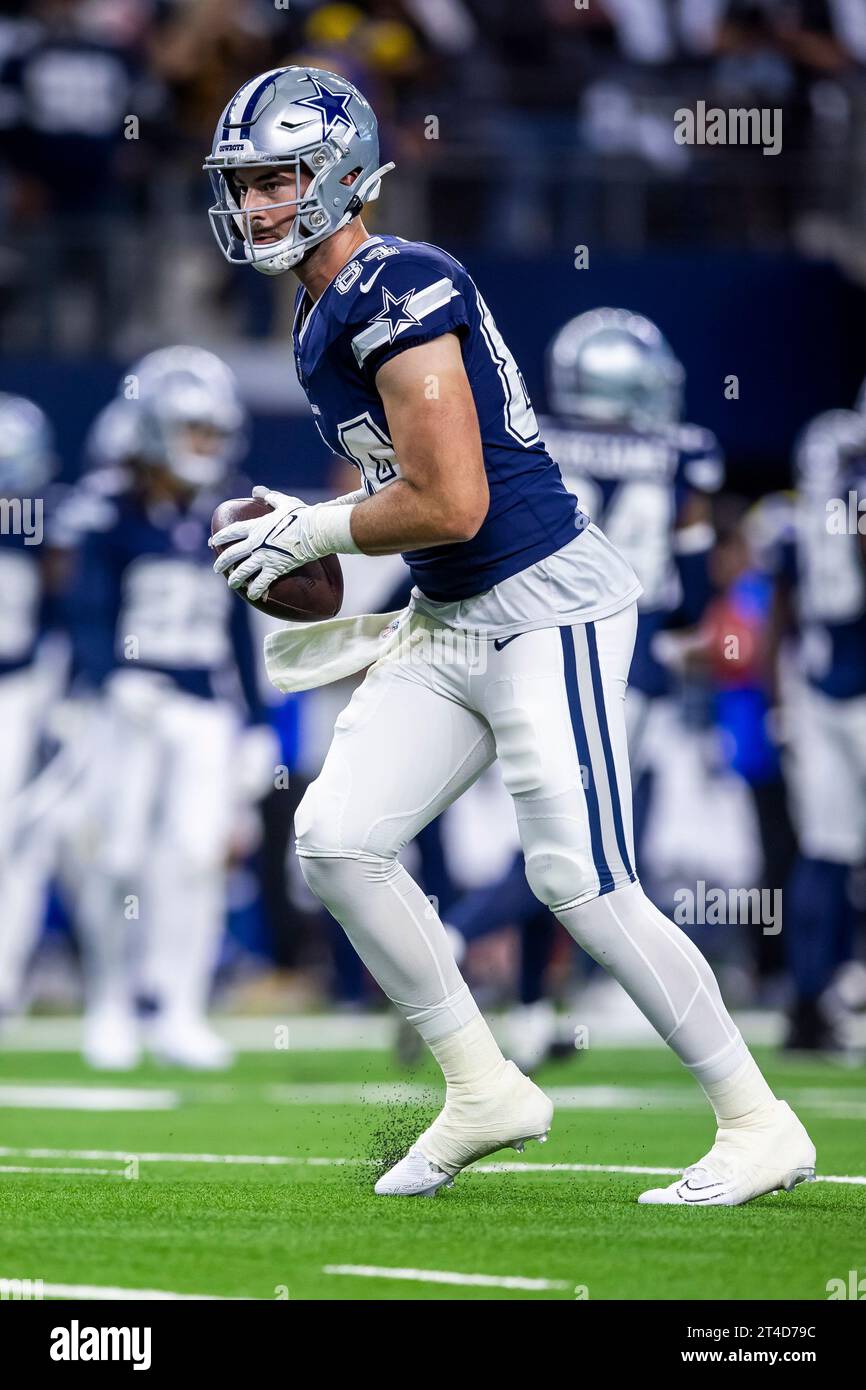 Dallas Cowboys tight end Sean McKeon (84) is seen before an NFL ...