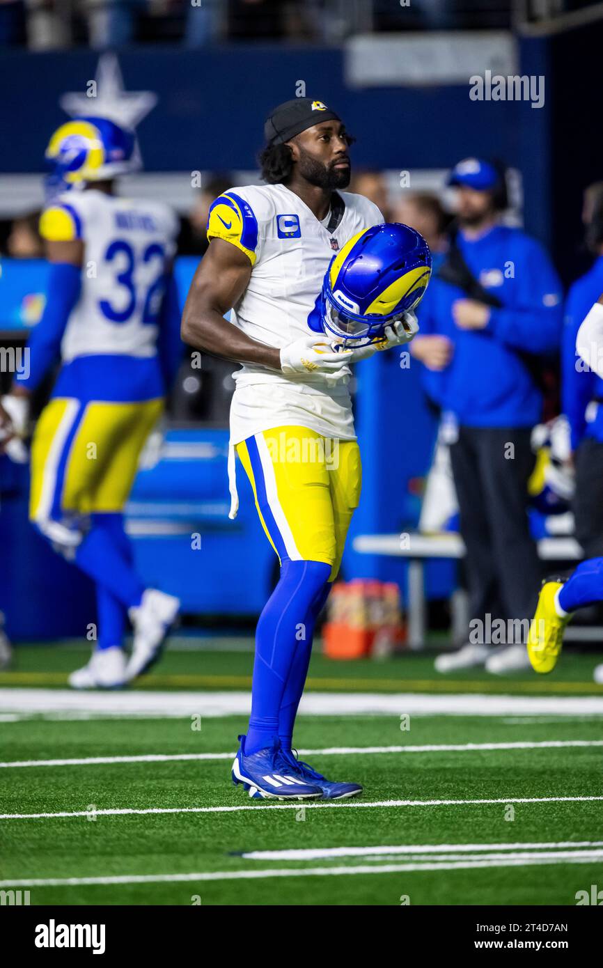 Los Angeles Rams safety Jordan Fuller (4) is seen before an NFL ...