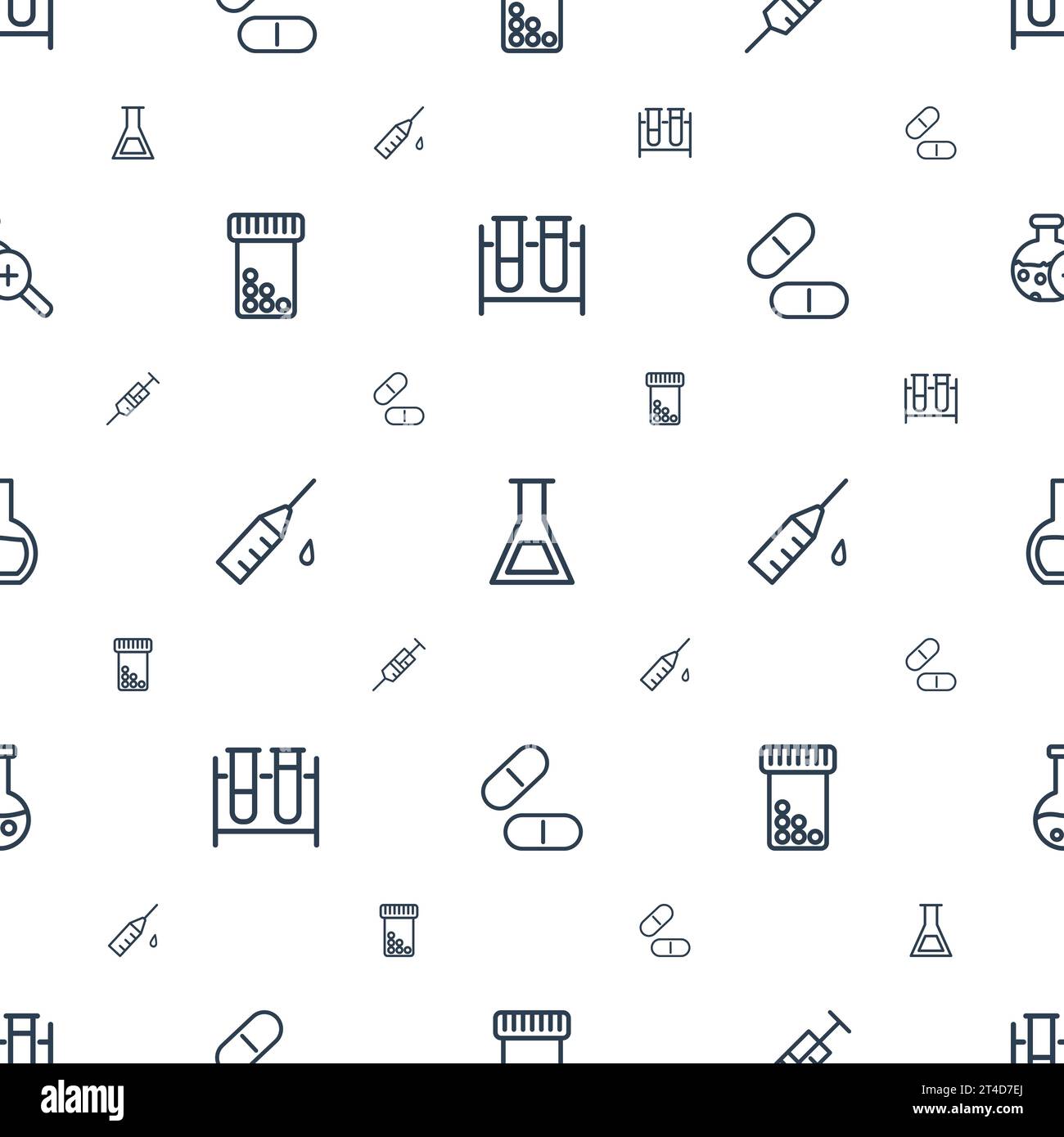 Drug icons pattern seamless white background Vector Image Stock Vector ...