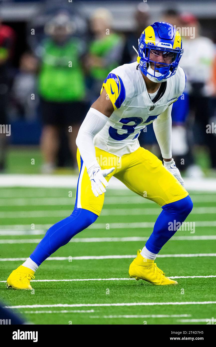 Los Angeles Rams safety Quentin Lake (37) is seen during an NFL ...