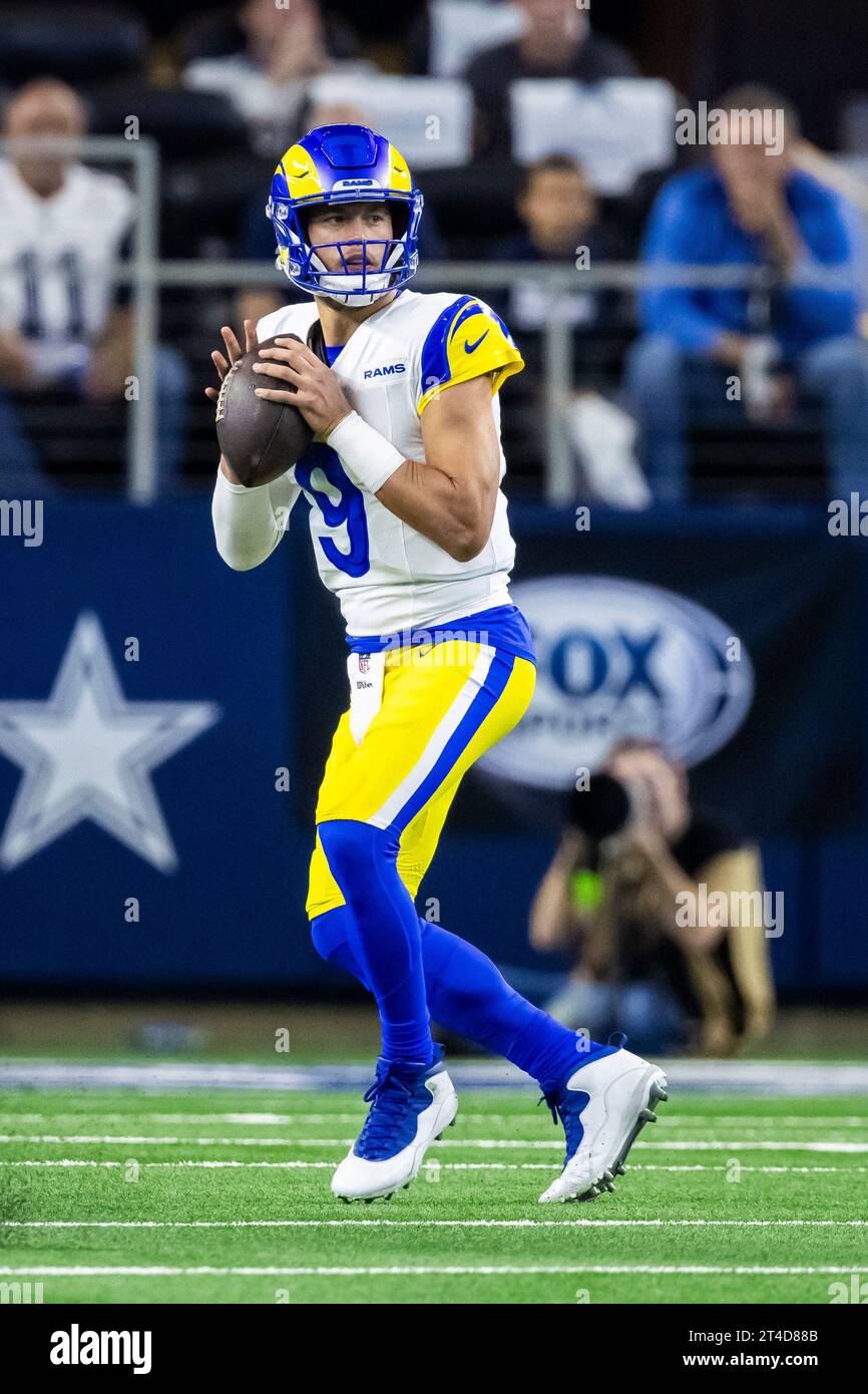 Los Angeles Rams quarterback Matthew Stafford (9) is seen during an NFL ...