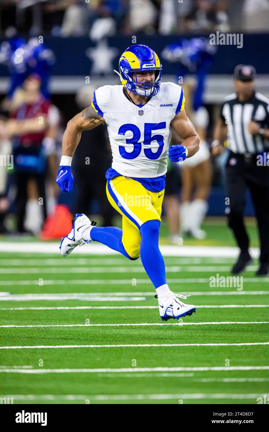 Los Angeles Rams linebacker Jacob Hummel (35) is seen during an NFL ...