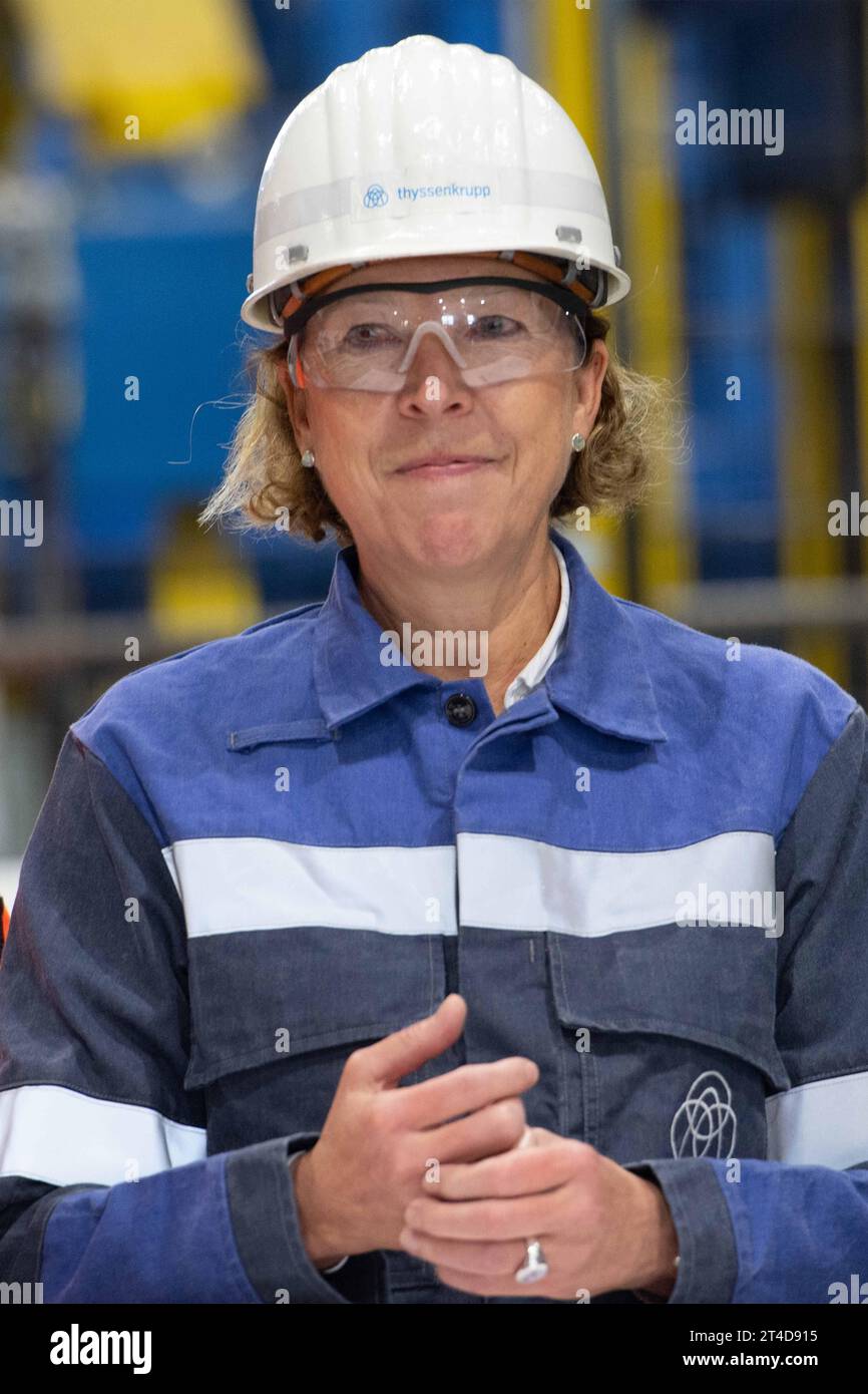 Heike DENECKE-ARNOLD, COO ThyssenKrupp Steel Inbetriebnahme des neuen ...