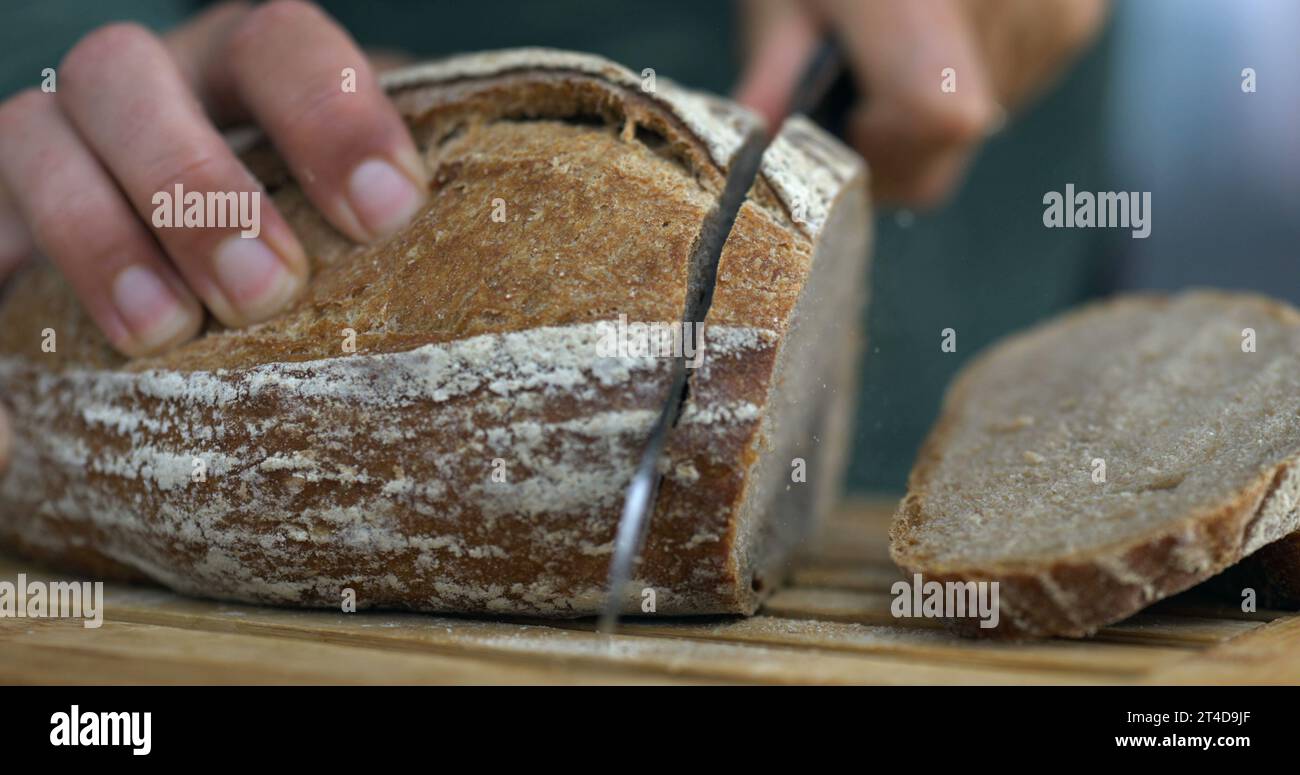 Fresh bread flying in slow hi-res stock photography and images - Alamy