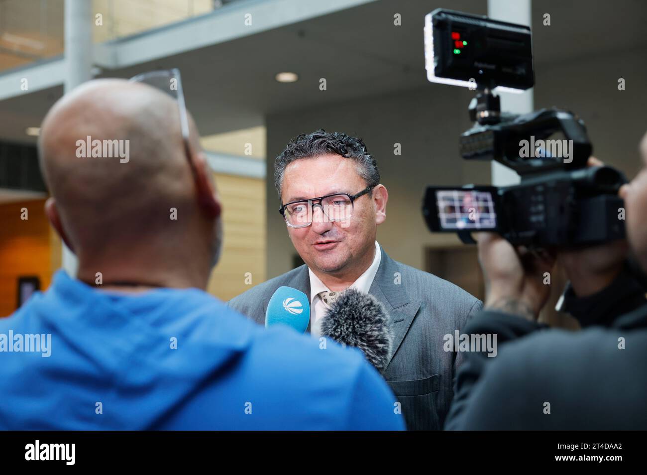 30 October 2023, Bavaria, Würzburg: Dubravko Mandic (lawyer of the ...