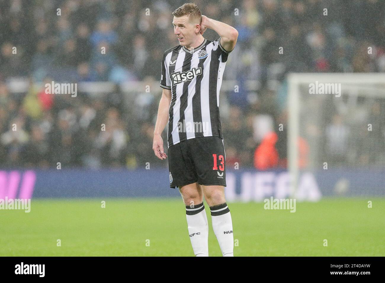 Matt Targett of Newcastle- Newcastle United v Borussia Dortmund, UEFA ...
