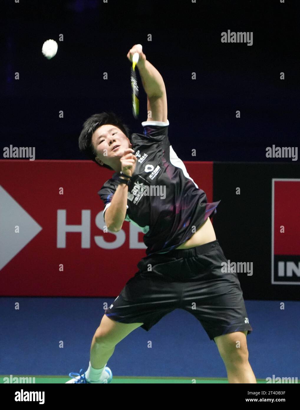 He Bing Jiao of China 1/2 FINALE Women during the Yonex Internationaux ...
