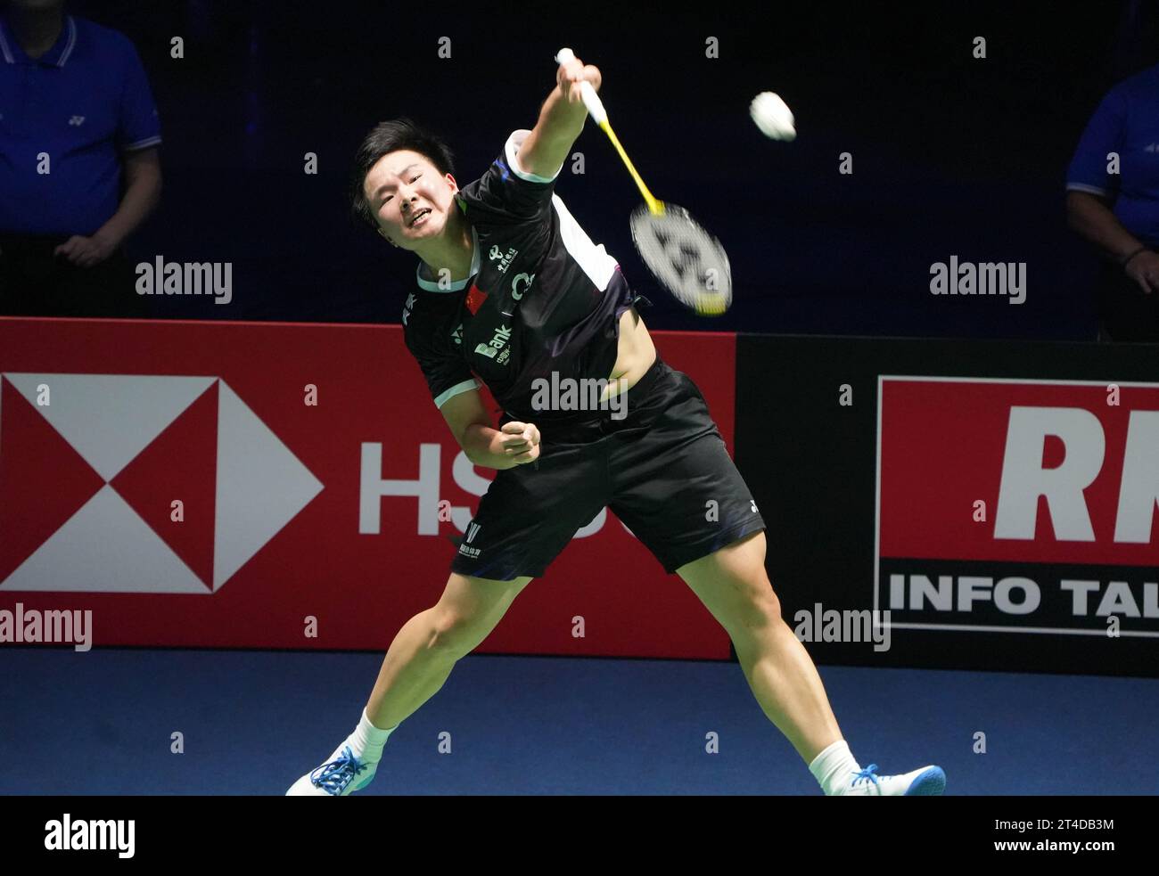 He Bing Jiao of China 1/2 FINALE Women during the Yonex Internationaux ...