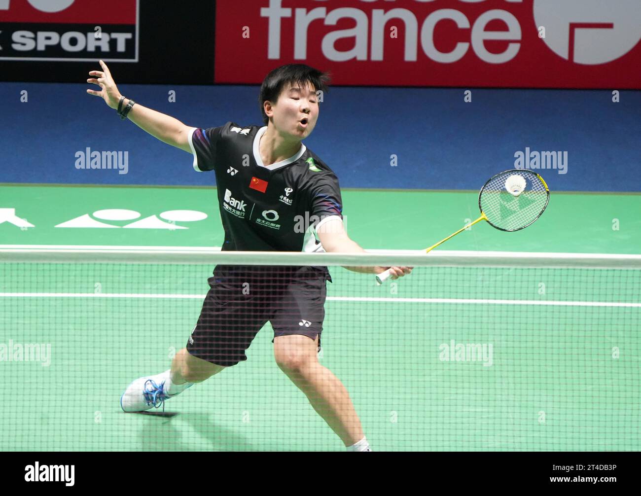 He Bing Jiao of China 1/2 FINALE Women during the Yonex Internationaux ...