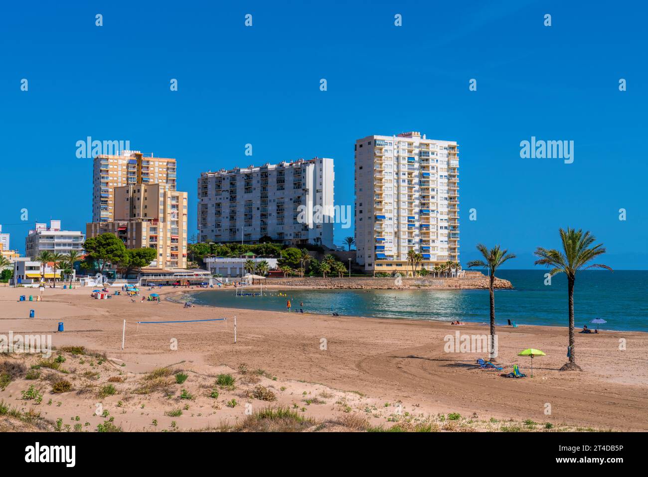 Platja Olivos beach Cullera Spain Valencian Community beautiful tourist ...