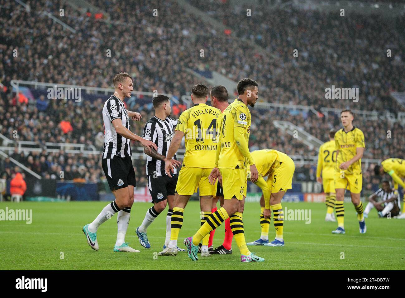 - Newcastle United v Borussia Dortmund, UEFA Champions League, St James ...