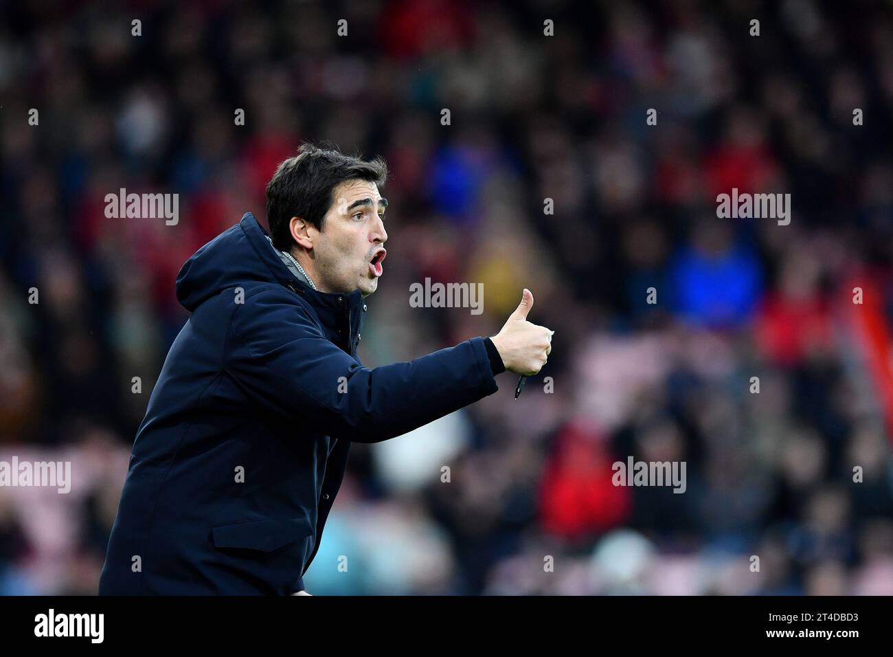 AFC Bournemouth manager Andoni Iraola. - AFC Bournemouth v Burnley ...