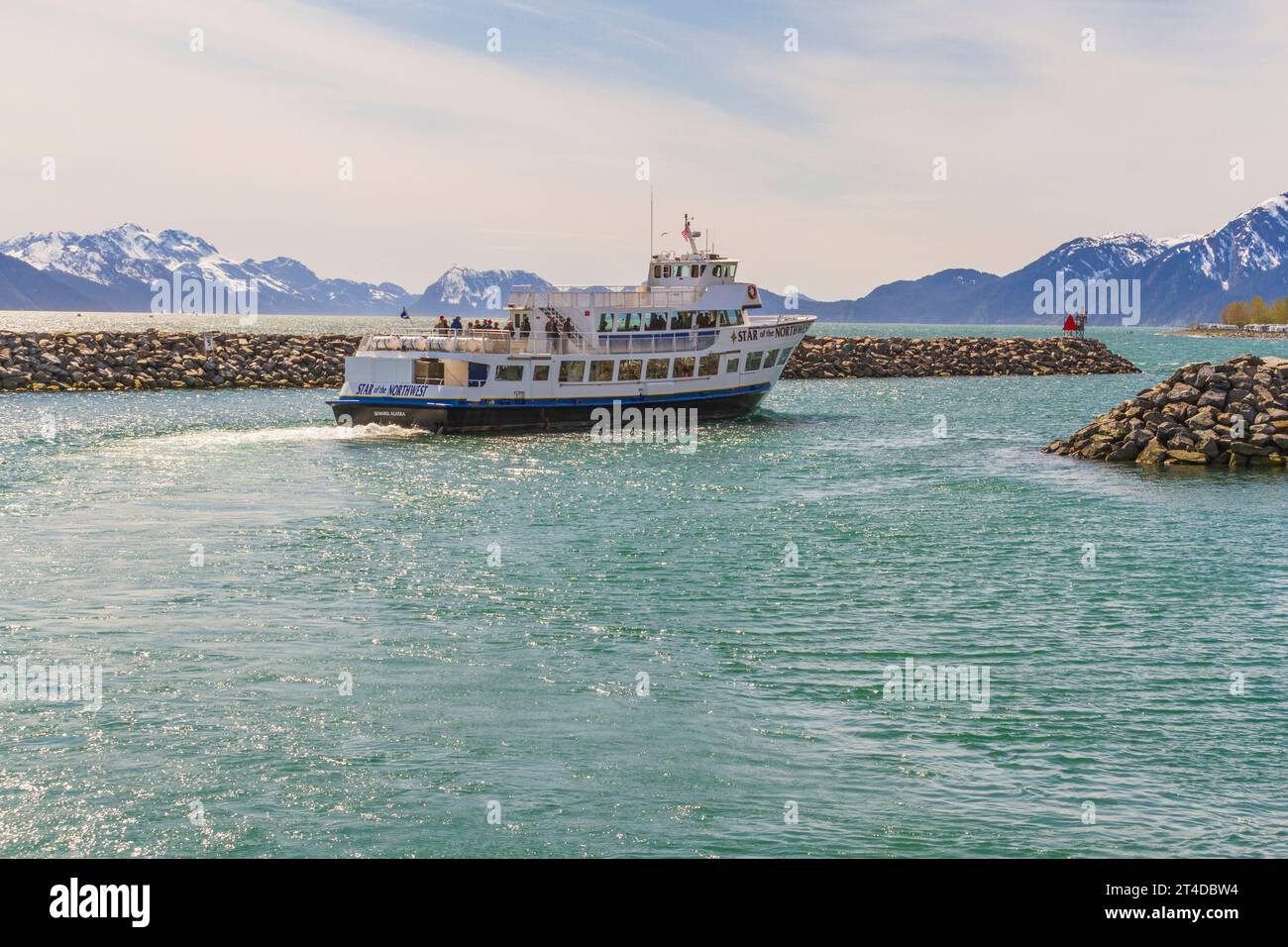 Seward, Alaska, small boat harbor in Resurrection Bay (an inlet from ... Seward, Alaska, small boat harbor in Resurrection Bay (an inlet from ...