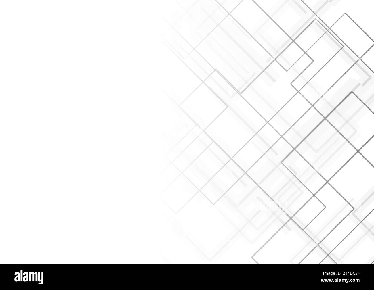 Grey minimal lines abstract futuristic tech background. Vector digital ...
