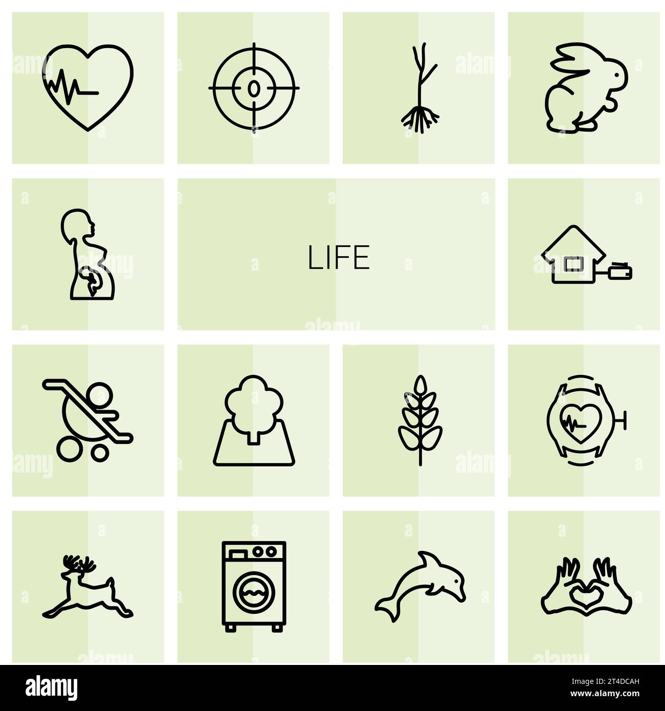 Pregnant deer Stock Vector Images - Alamy