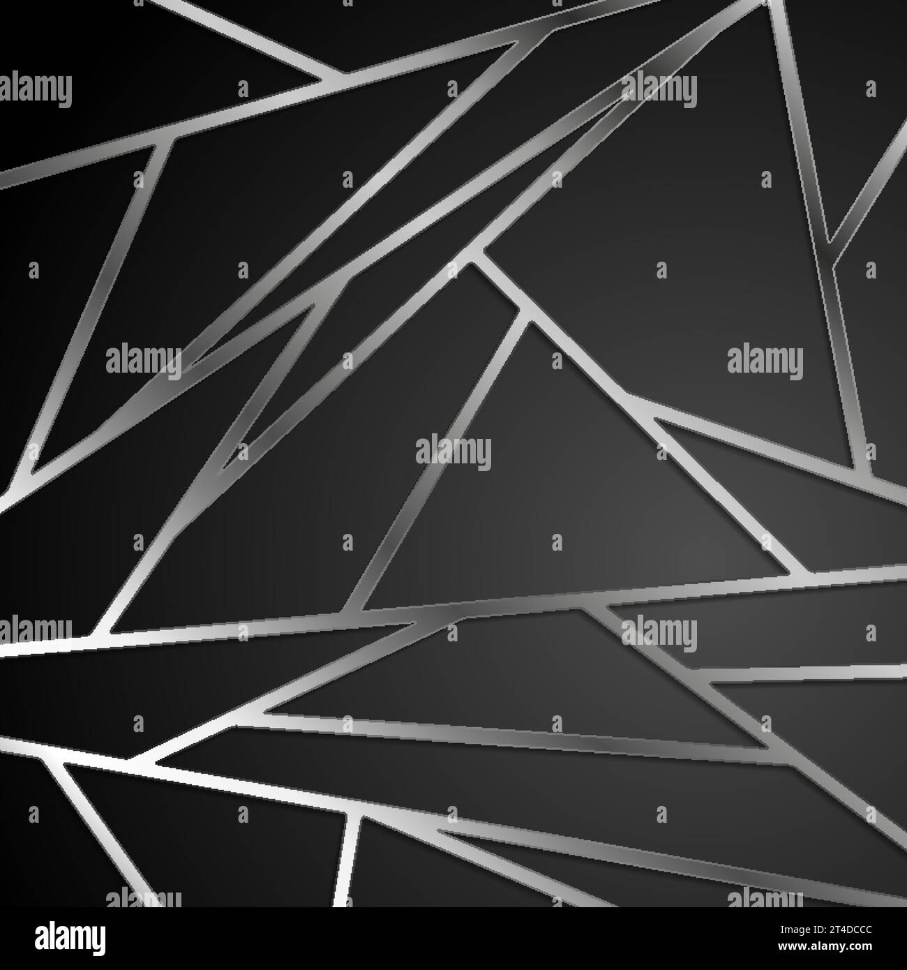 Silver metallic grid pattern abstract tech background. Vector geometric ...