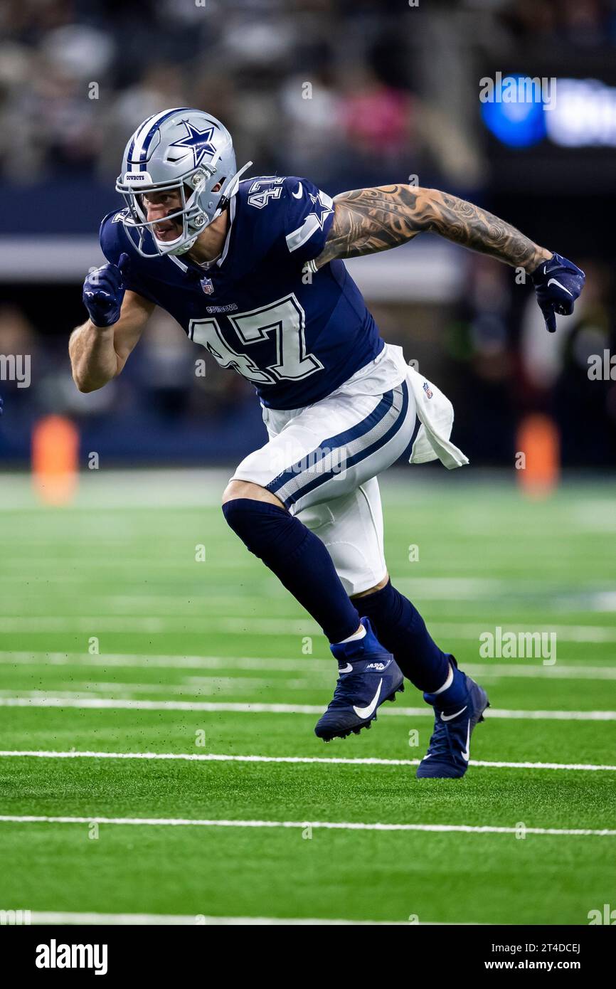 Dallas Cowboys tight end Eric Saubert (47) is seen during an NFL ...