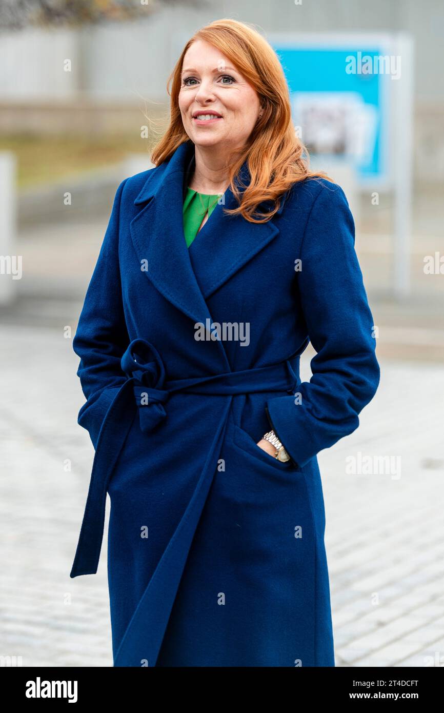 UK. 30th Oct, 2023. SMP Ash Regan attends her first public appearance ...