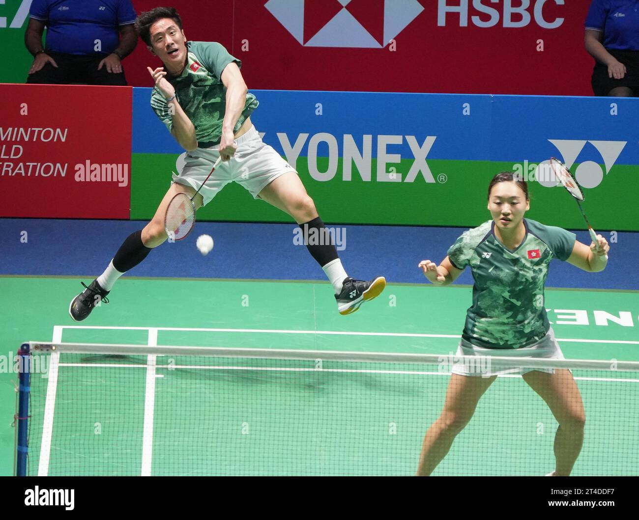 Tang Chun Man and Tse Ying Suet of, Hong Kong. , . Super 750 Badminton ...