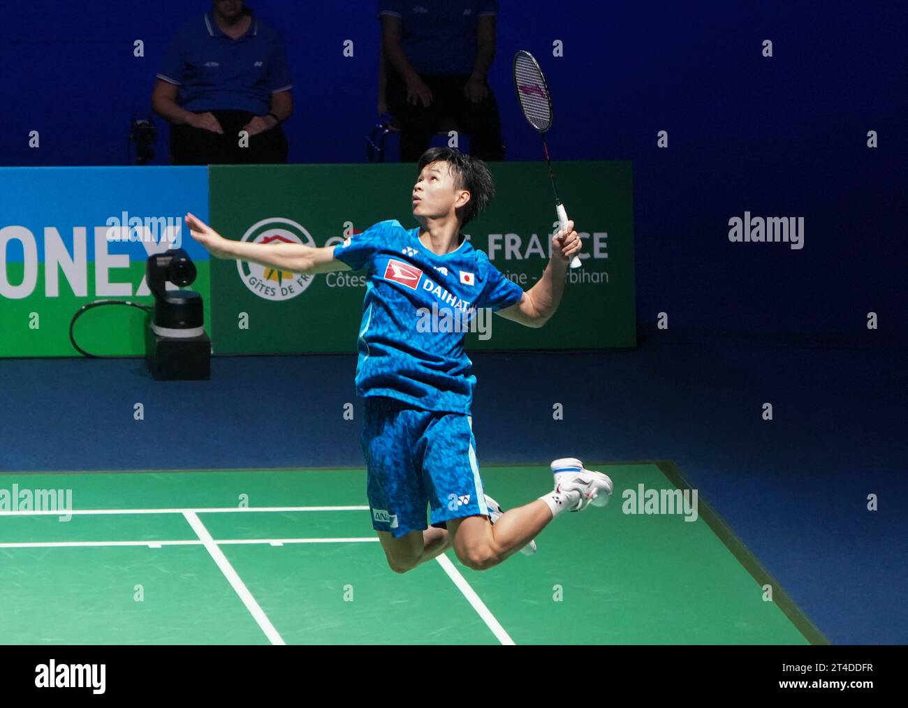 Yuta Watanabe of, Japan. , . Super 750 Badminton HSBC BWF World Tour on ...