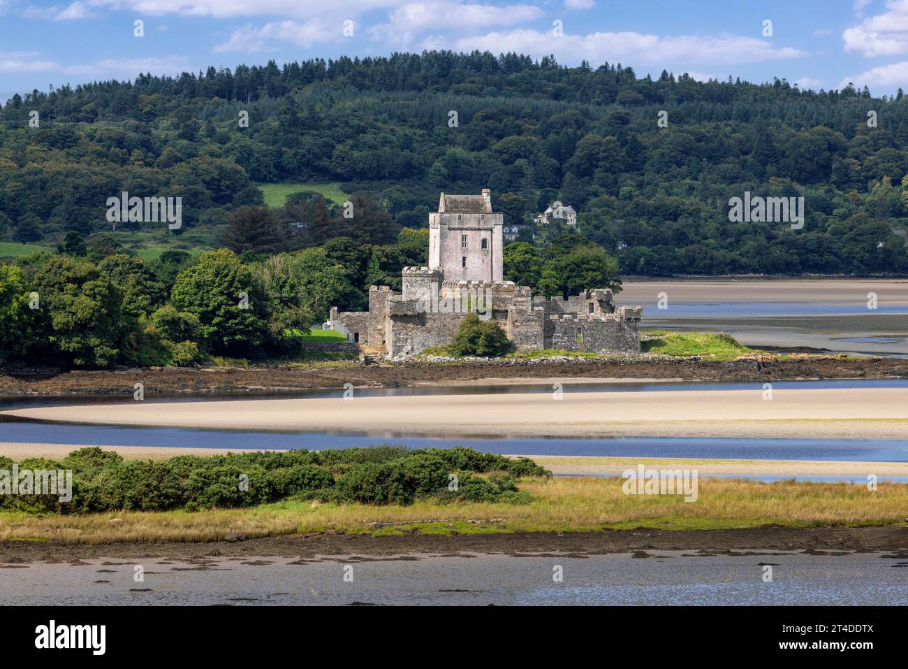 Doe Castle is a 15th-century tower house perched on a peninsula in ...