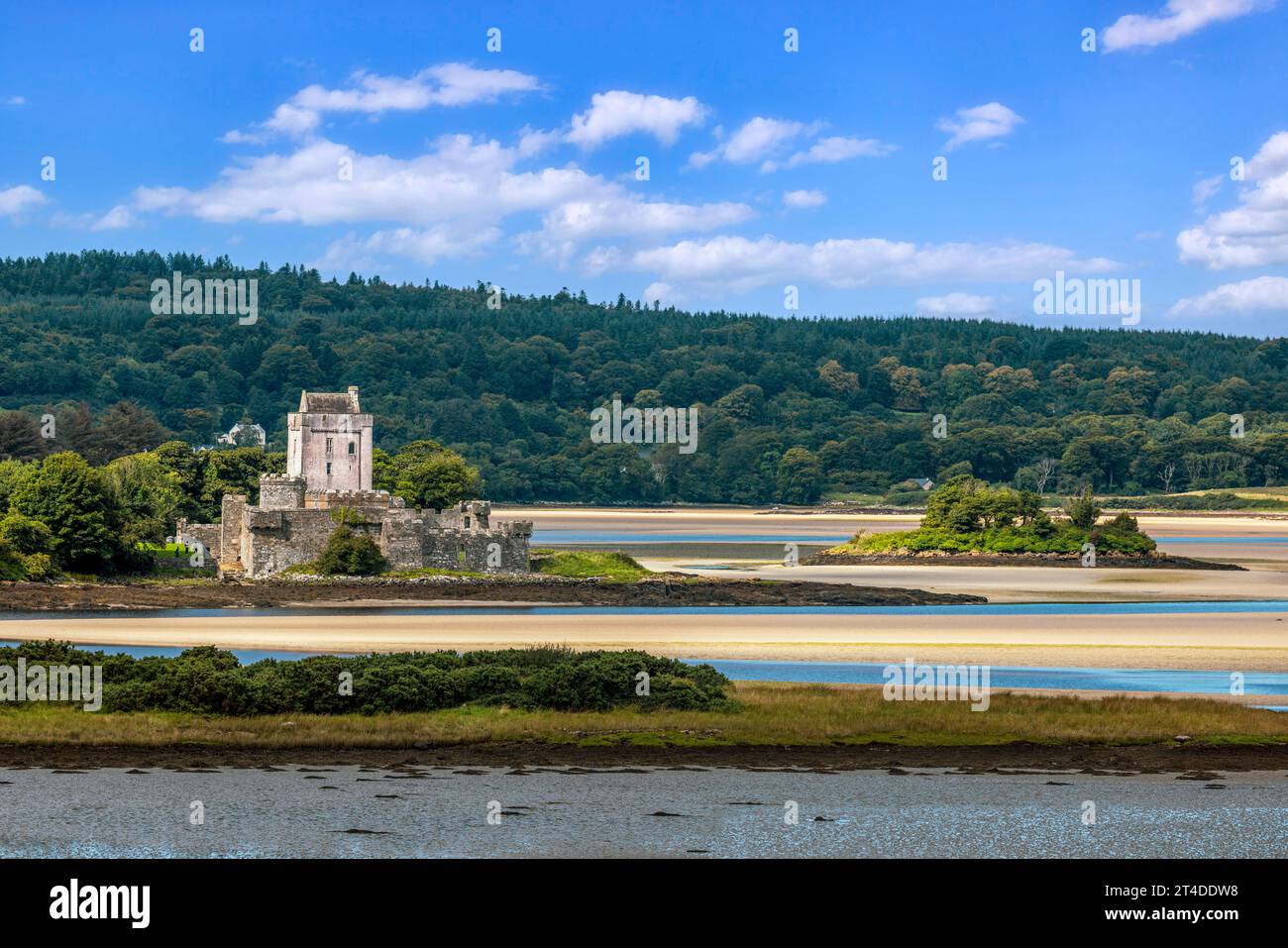 Doe Castle is a 15th-century tower house perched on a peninsula in ...