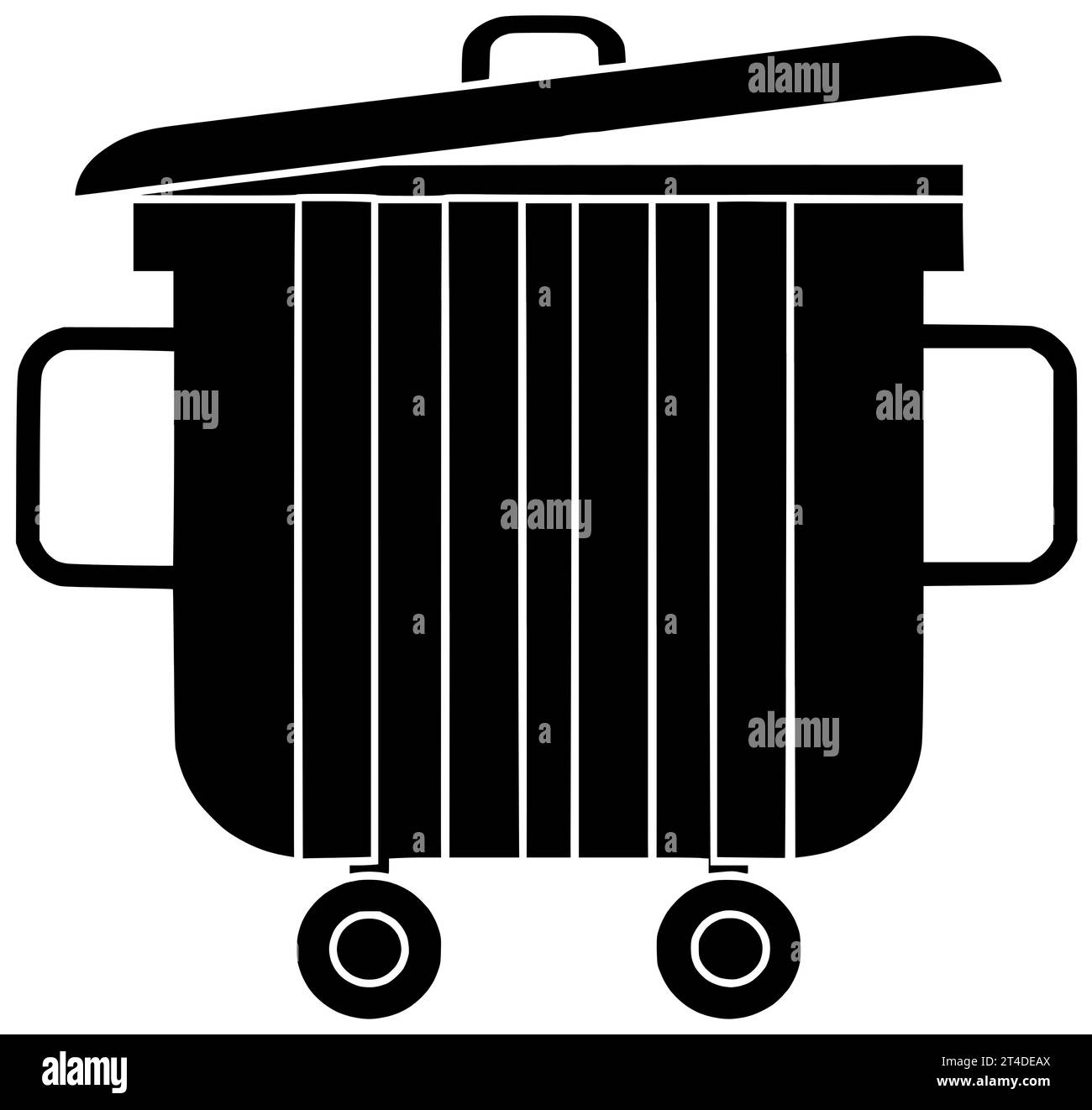 trash black garbage silhouette waste illustration rubbish icon plastic ...
