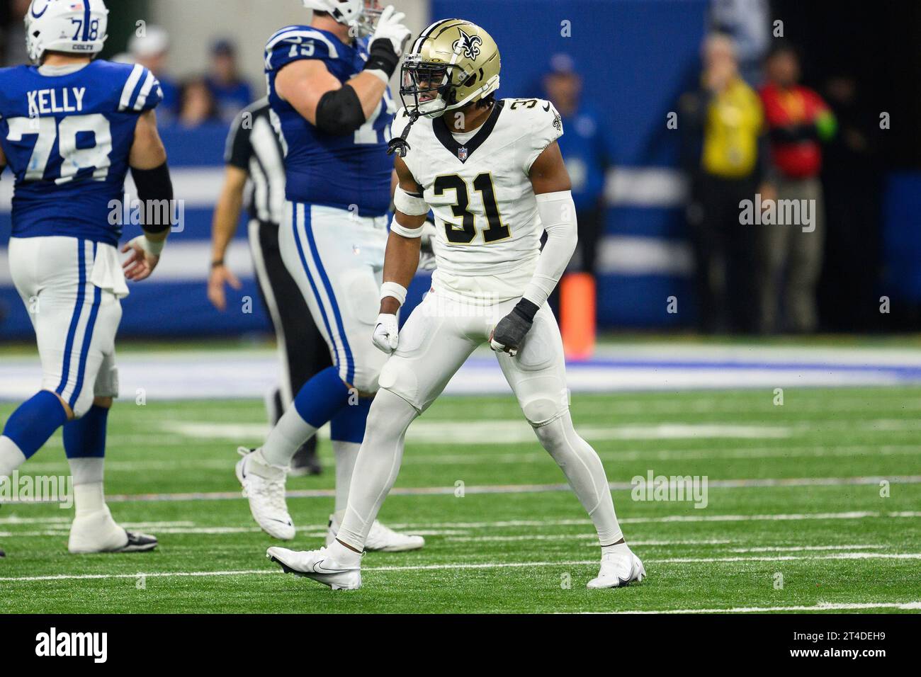 New Orleans Saints defensive back Jordan Howden (31) celebrates a ...