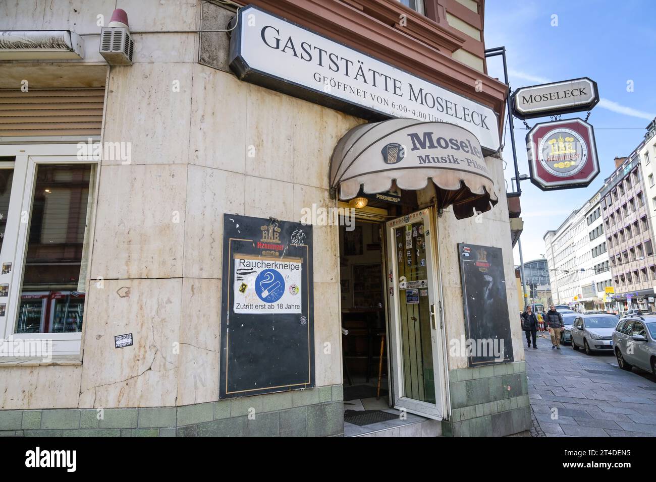 Eckkneipe Moseleck, Moselstraße, Bahnhofsviertel, Frankfurt, Hessen ...