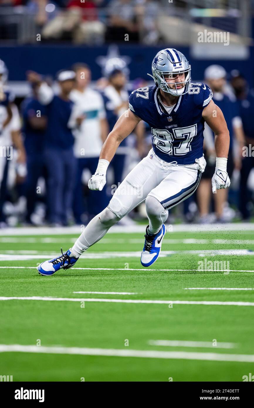 Dallas Cowboys tight end Jake Ferguson (87) is seen during an NFL ...