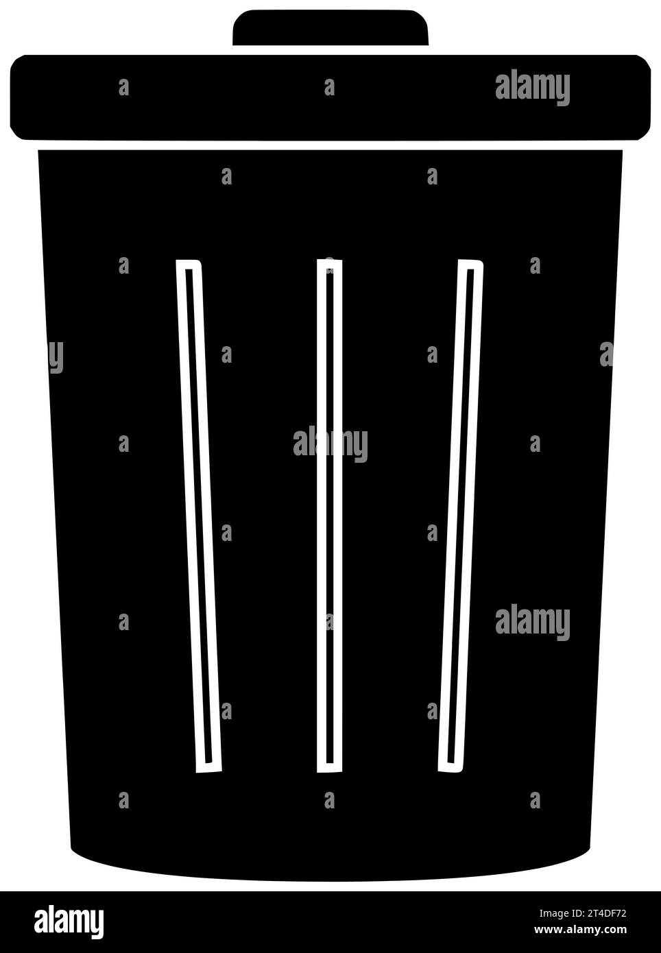 trash black garbage silhouette waste illustration rubbish icon plastic ...