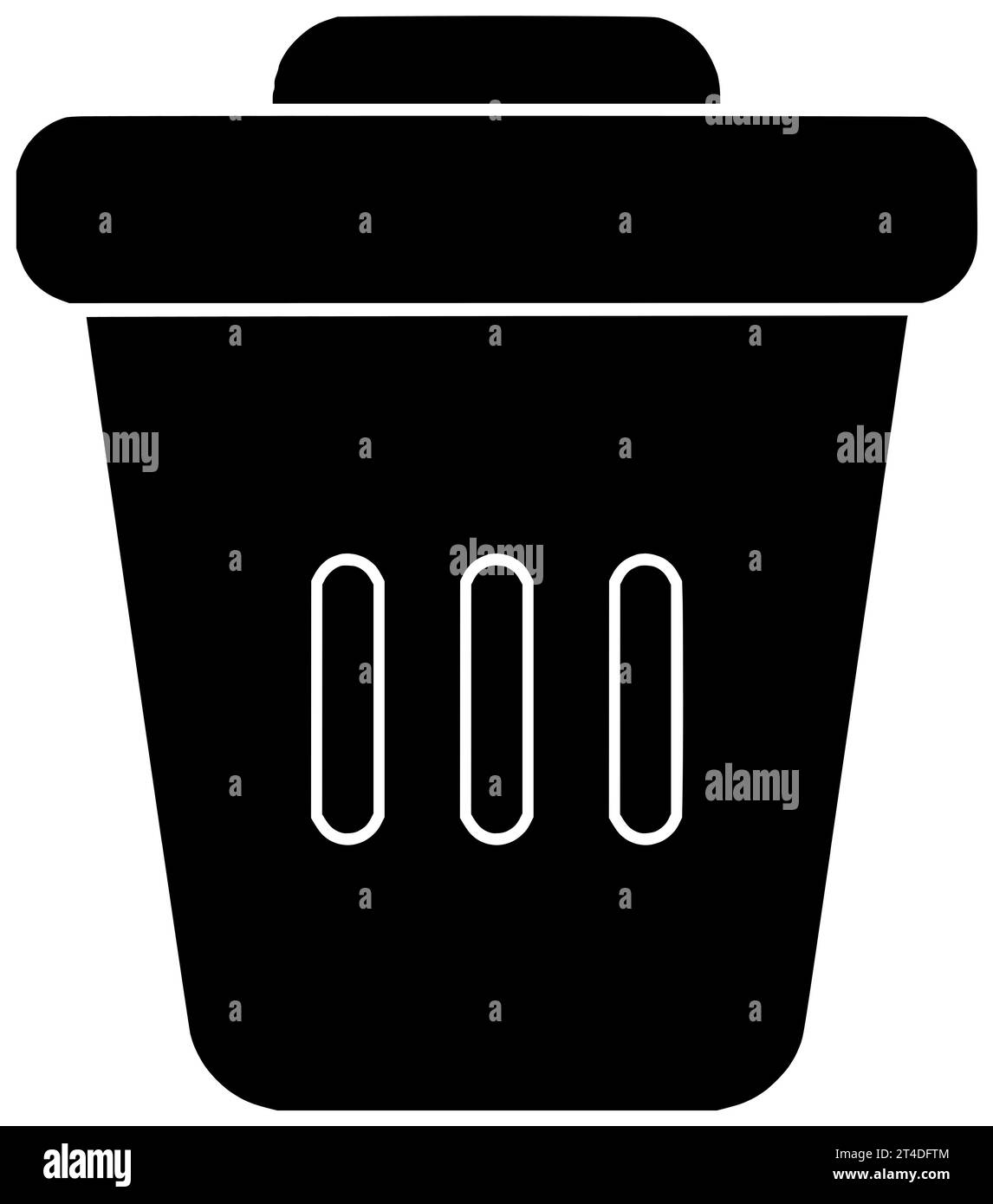trash black garbage silhouette waste illustration rubbish icon plastic ...