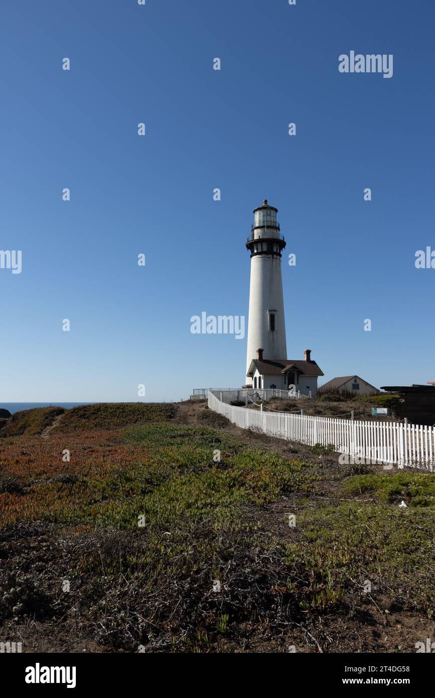 Perched on a cliff on the central California coast, the 115-foot Pigeon ...