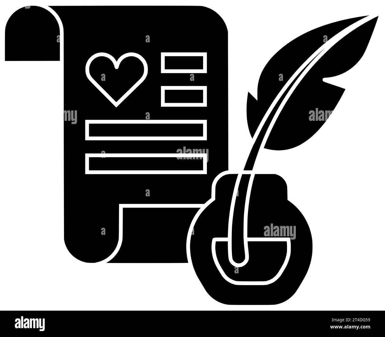 Silhouette book school pencil hi-res stock photography and images - Alamy