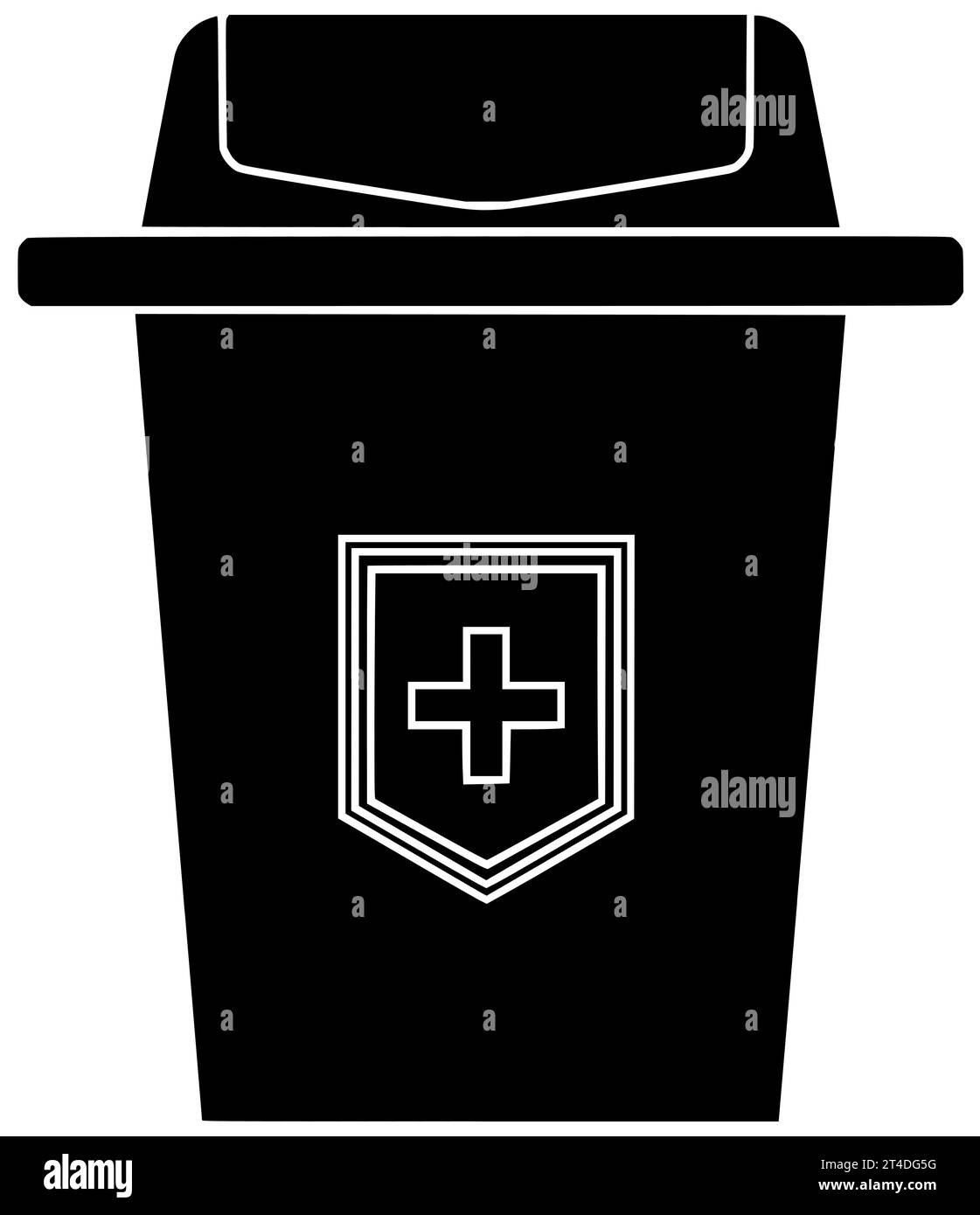 trash black garbage silhouette waste illustration rubbish icon plastic ...