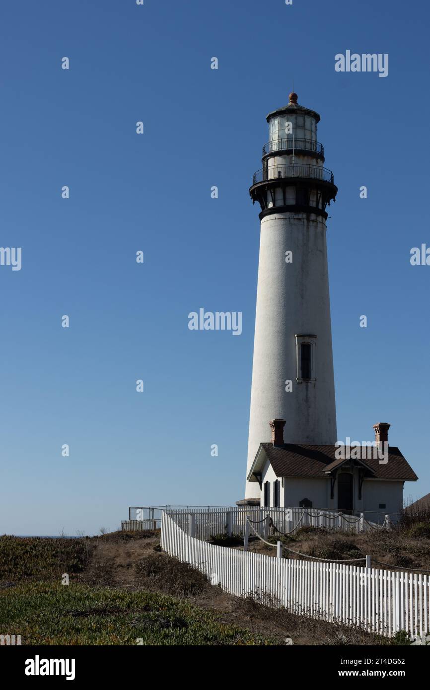 Perched on a cliff on the central California coast, the 115-foot Pigeon ...