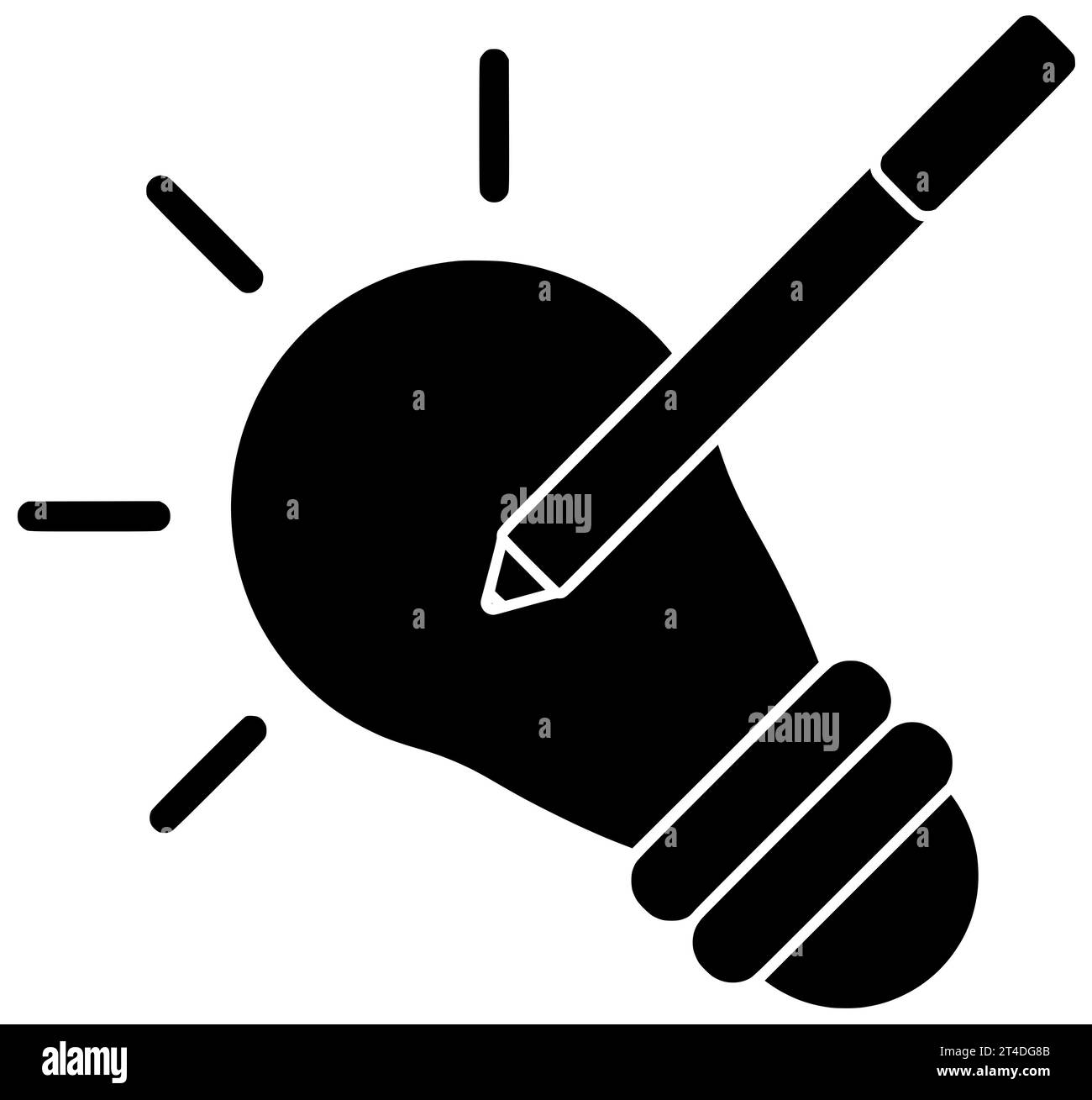 letter black pencil silhouette paper illustration education icon write ...