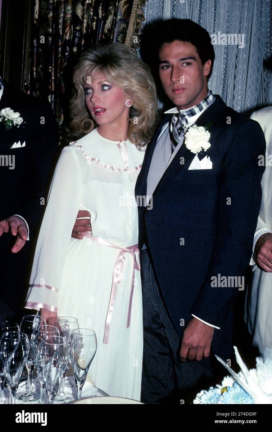FLAMINGO ROAD ; Morgan Fairchild and Fernando Allende ; portrait ...