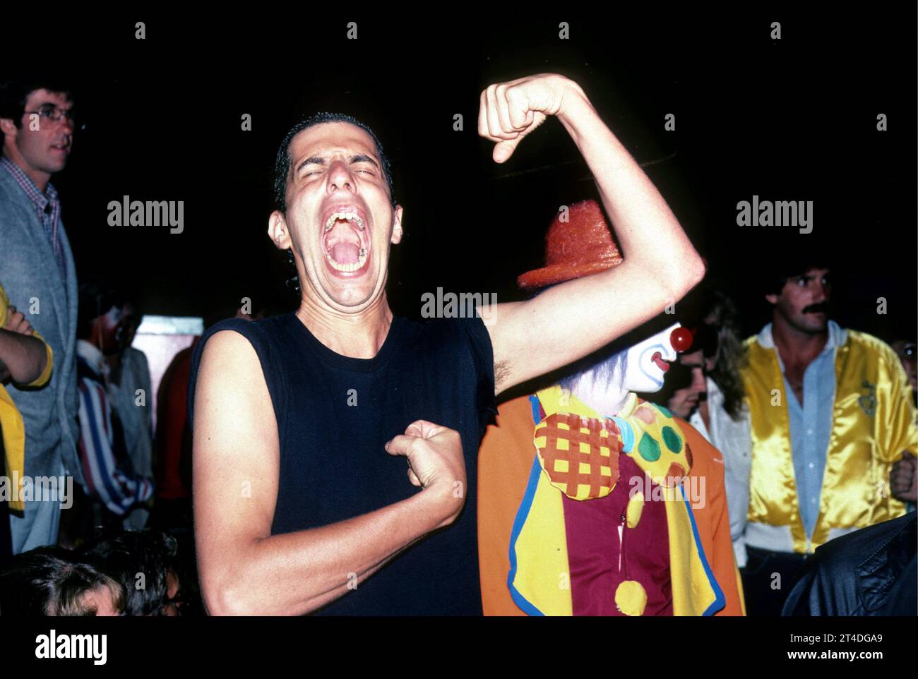 JON BAUMAN aka BOWZER ; American musician ; portrait ; July 1981 ...
