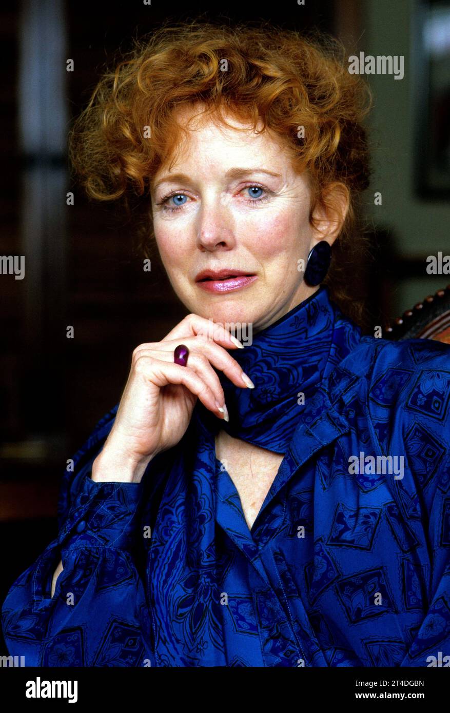 Barbara Babcock American Actress Portrait September 1990 Credit Lynn Mcafee
