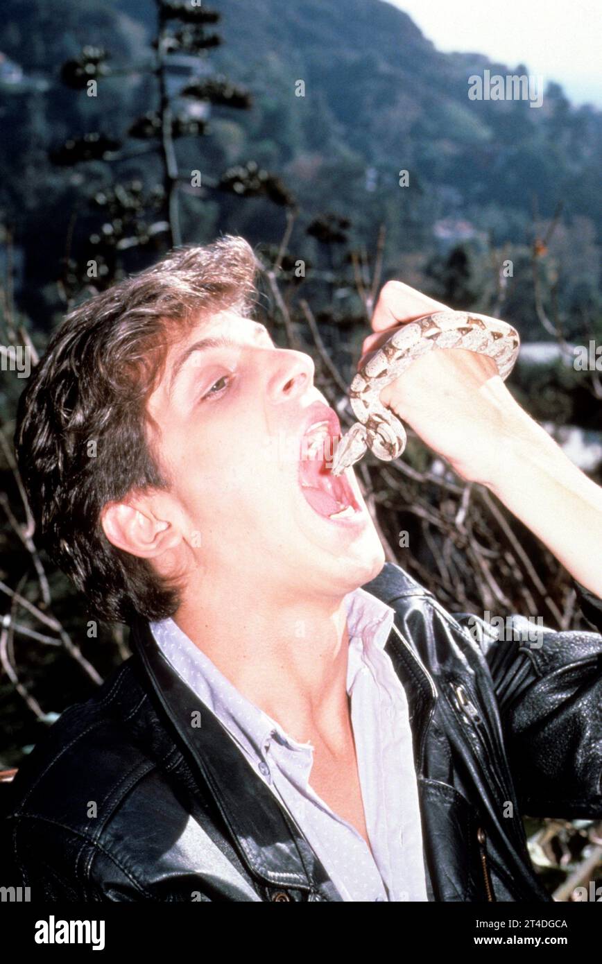 JEFF YAGHER ; American actor ; portrait ; December 1985 ; Credit : Lynn ...