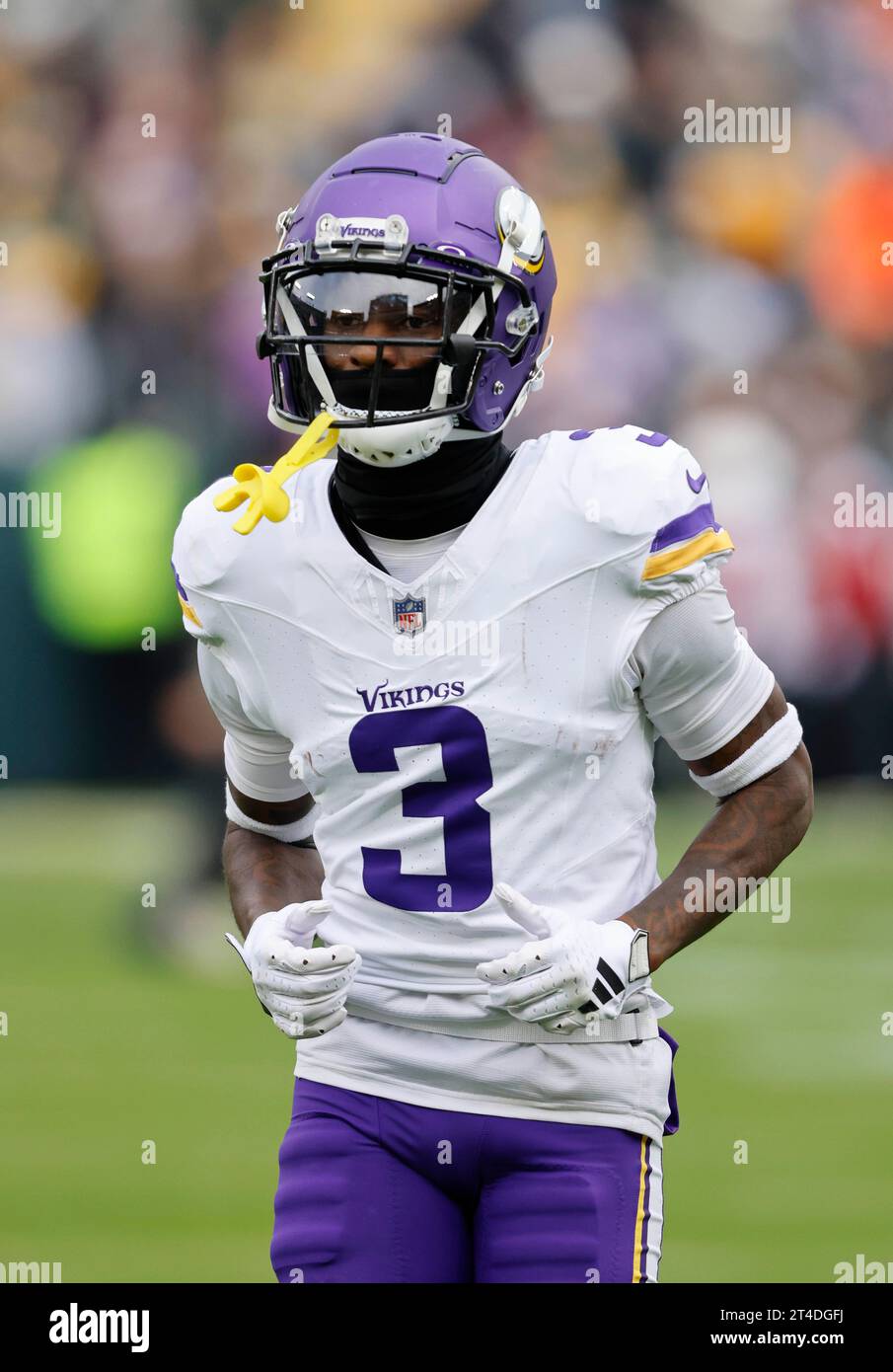 Minnesota Vikings wide receiver Jordan Addison (3) runs on the field ...