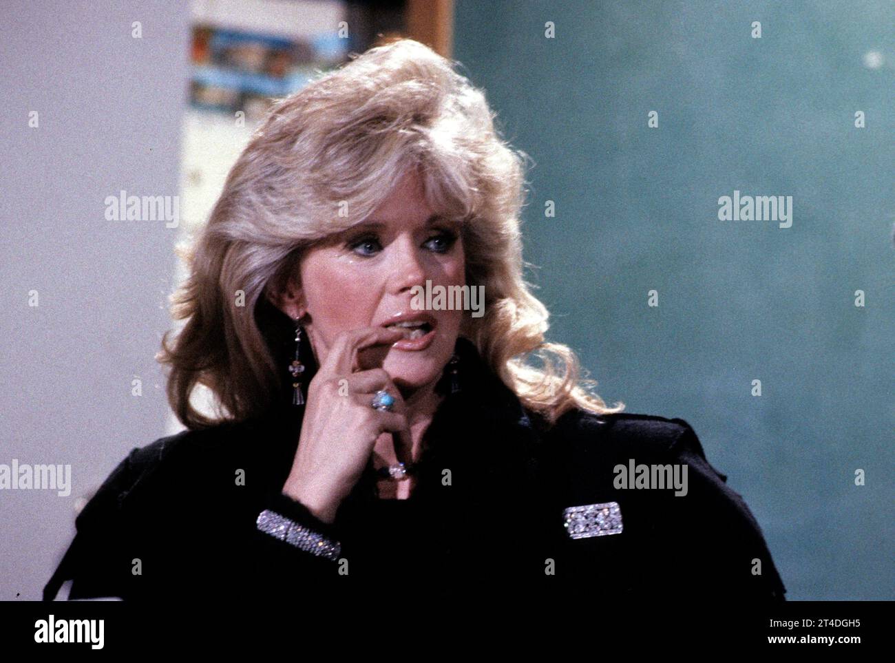 CONNIE STEVENS ; American actress and singer ; portrait ; circa 1980s ...