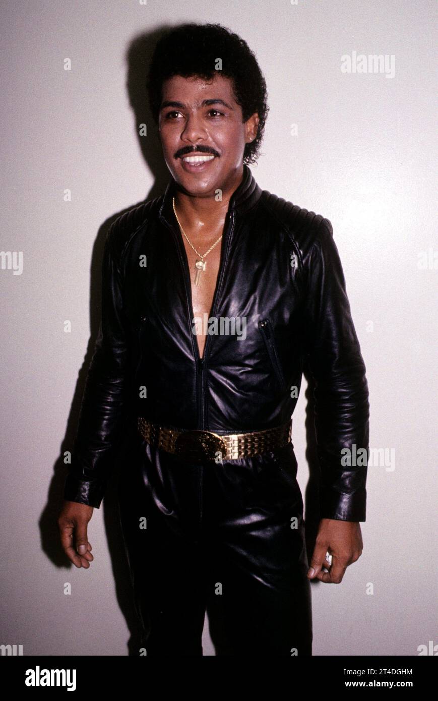 STEVIE WOODS ; b.1951, American R&B musician ; portrait ; circa 1980s ...