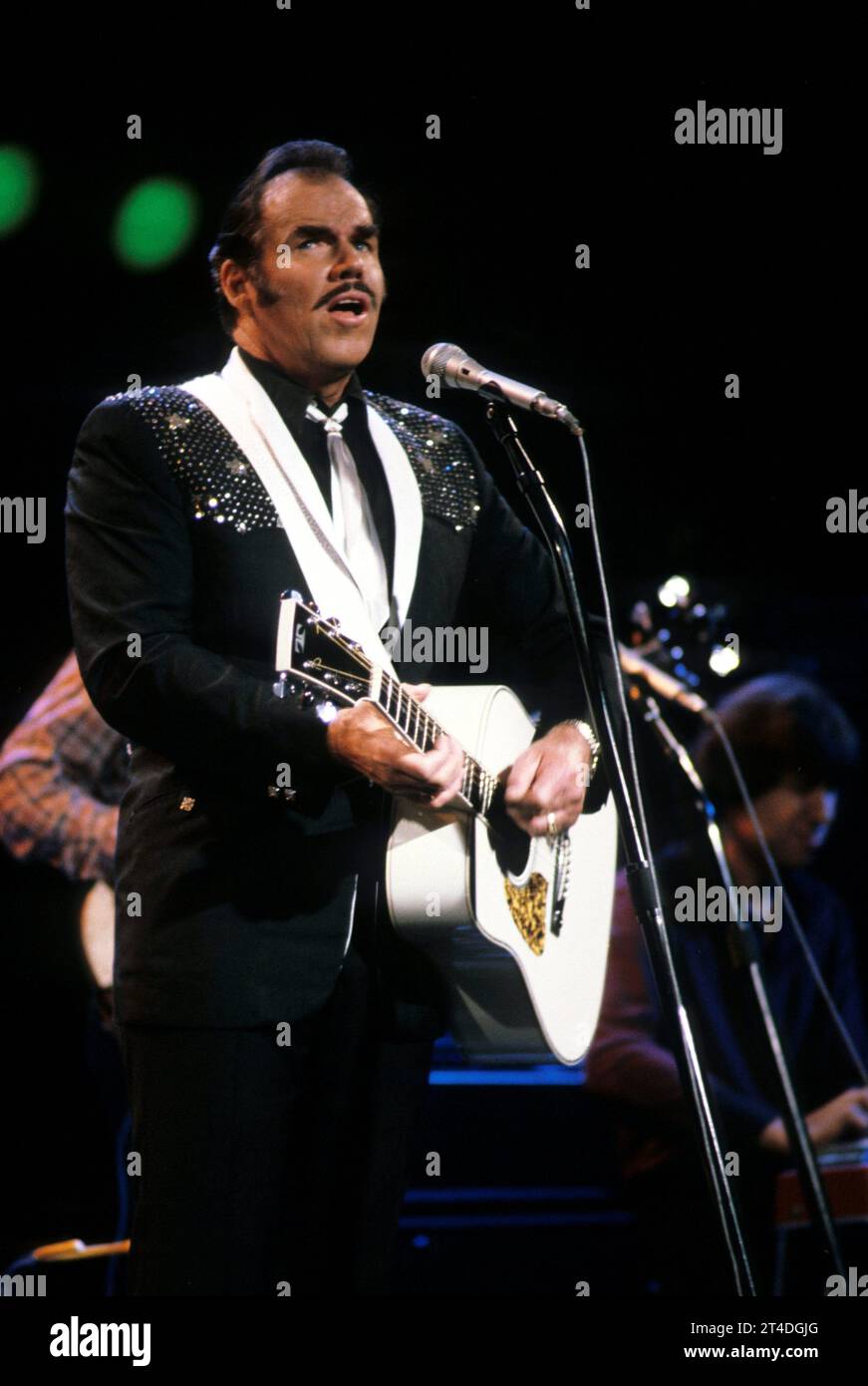 SLIM WHITMAN ; 1923 - 2013, American musician and singer ; circa 1980s ...