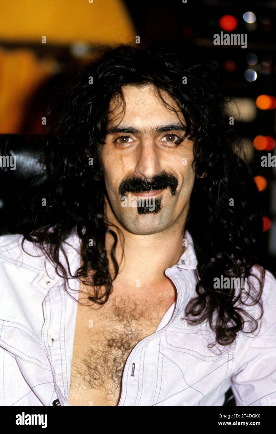 FRANK ZAPPA ; 1940 - 1993, American musician ; portrait ; circa 1980s ...