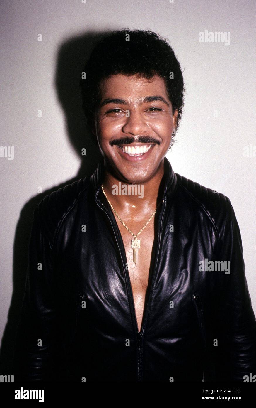 STEVIE WOODS ; b.1951, American R&B musician ; portrait ; circa 1980s ...