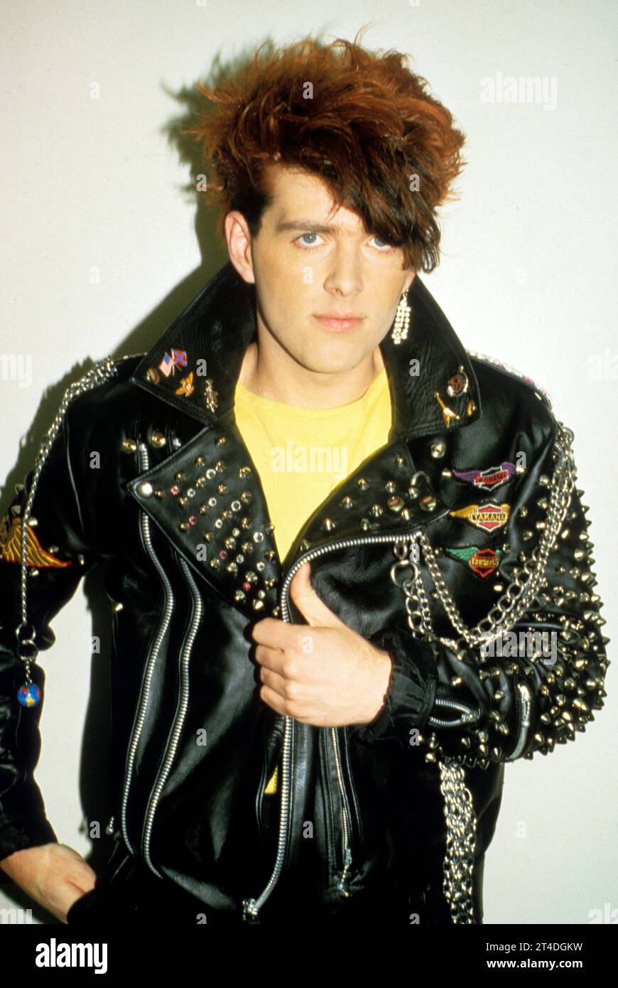 THOMPSON TWINS ; Tom Bailey ; portrait ; circa 1980s ; Credit : Lynn McAfee / Performing Arts ...